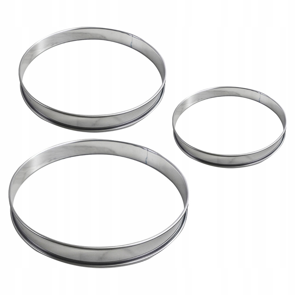 Round Cake Pans Metal Pastry Rings 3 Pcs - 13659862035 - oficjalne ...