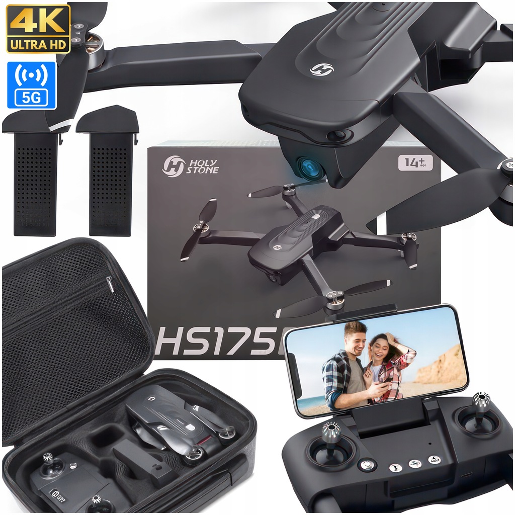 DRON Z KAMERĄ 4K HOLY STONE HS175D GPS 5GHz - 15904623738 - oficjalne ...