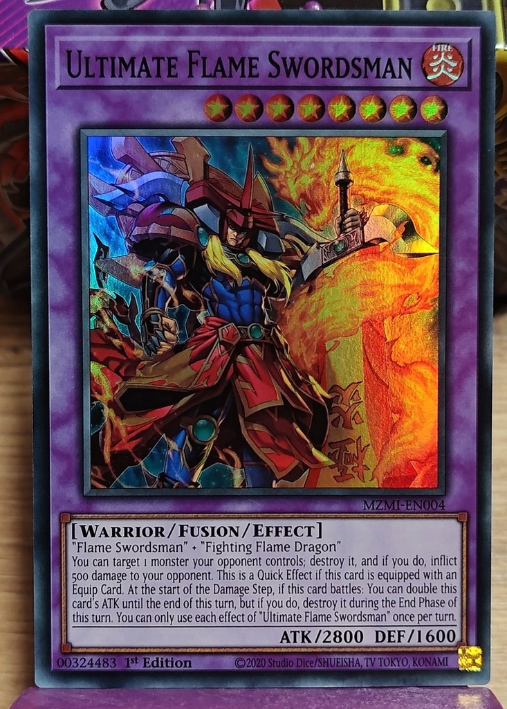 Yu-Gi-Oh! Ultimate Flame Swordsman (SR) - 15219963639 - oficjalne archiwum Allegro