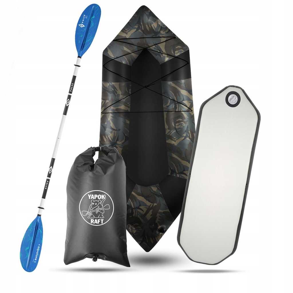 PONTON Kajak PACKRAFT YAPOK BushCraft Zestaw PRO - 13613504938 ...