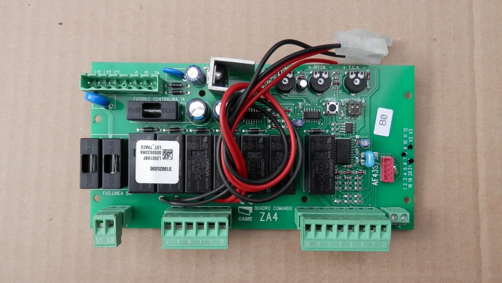 Centrala sterownik CAME ZA4 - 13043407189 - oficjalne archiwum Allegro