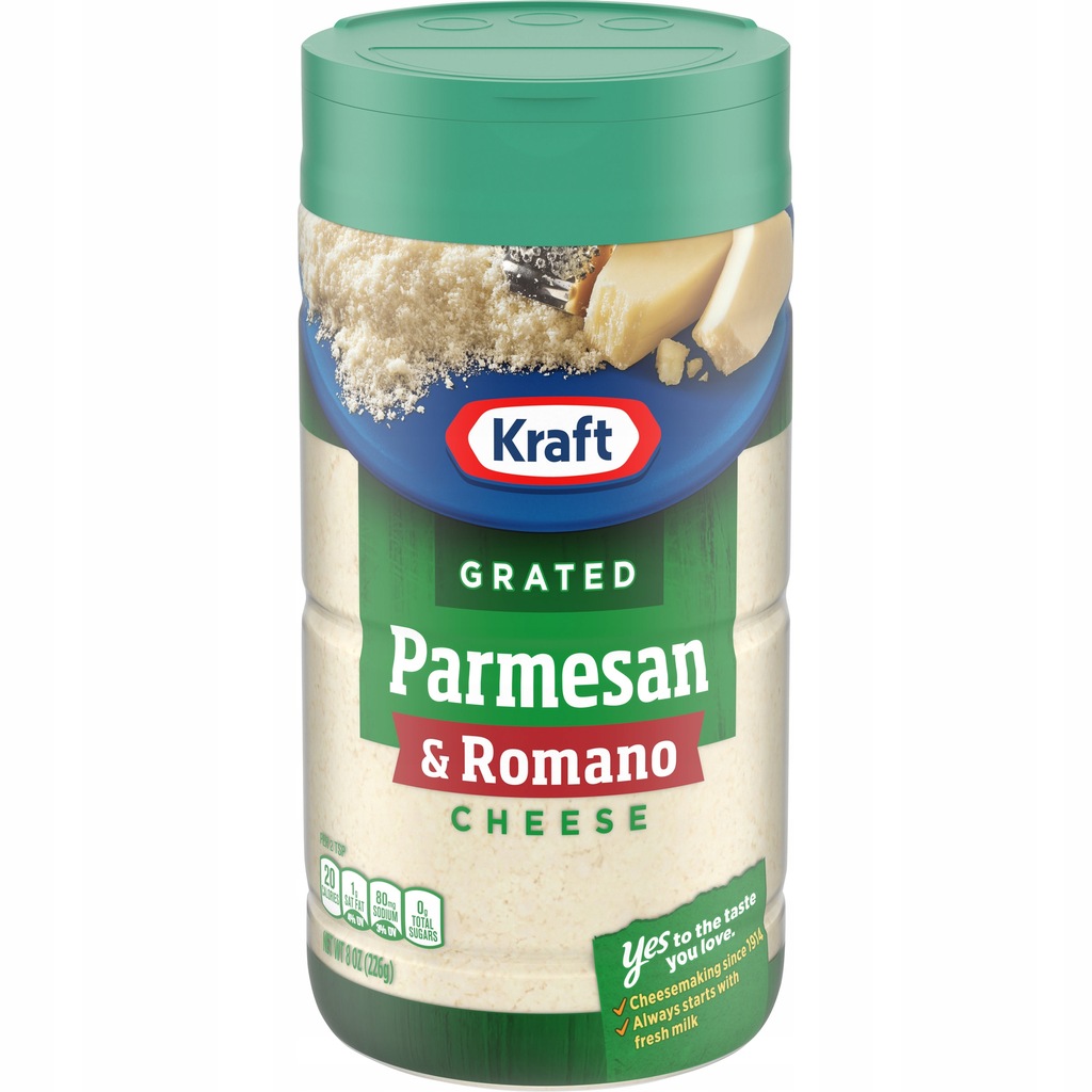 Ser tarty Kraft Parmesan & Romano 226g z USA - 11213879815 - oficjalne ...