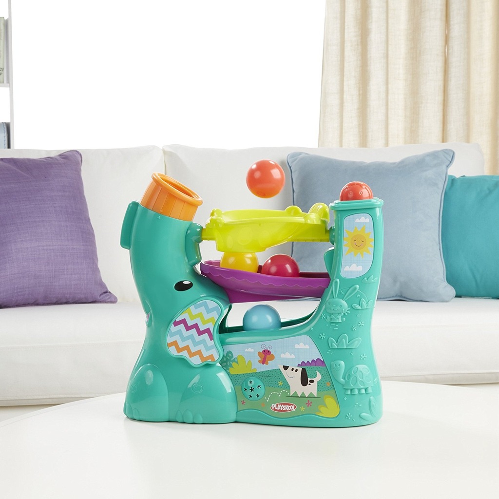 PLAYSKOOL SŁONIK SŁONIKOWA FONTANNA z PIŁECZKAMI - 7164803741 ...