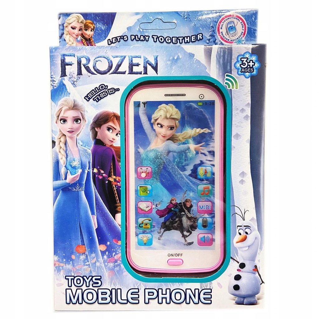FROZEN KRAINA LODU TELEFON DOTYKOWY SMARTFON ELSA - 11740587195 ...