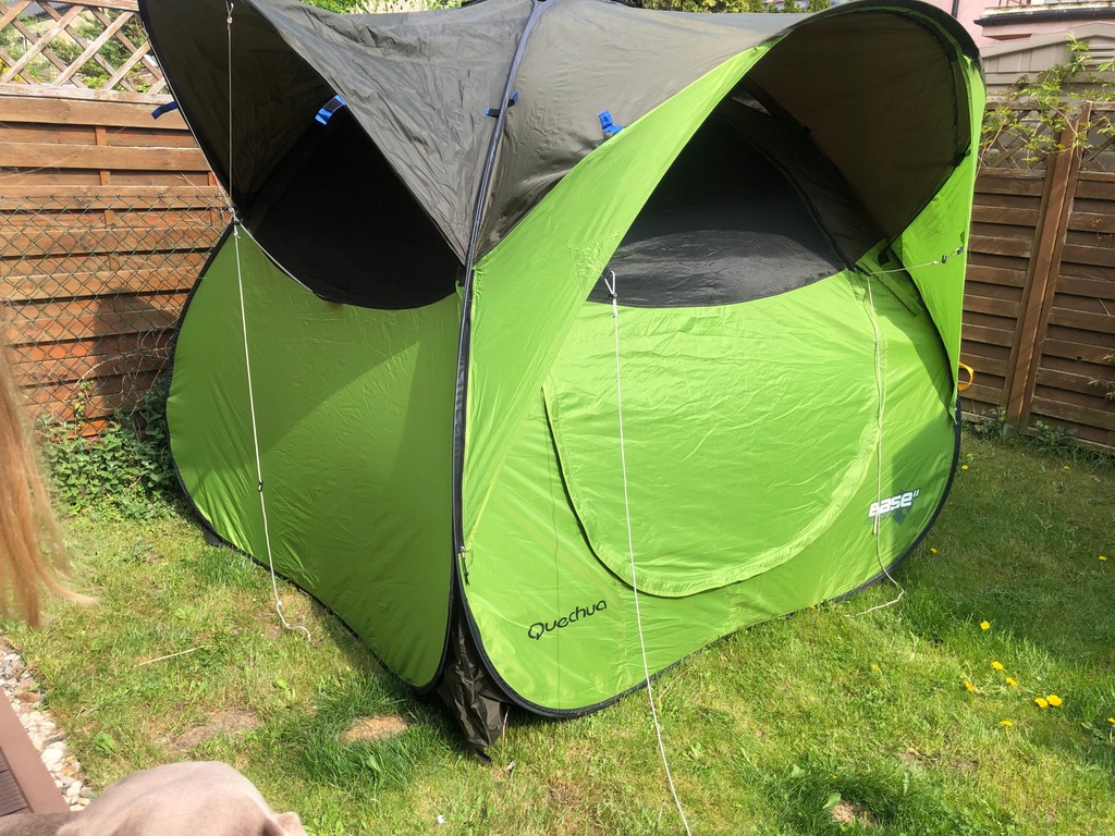 QUECHUA BASE SECONDS - ZIELONY- NAMIOT WYSTAWOWY - 8059673826 ...