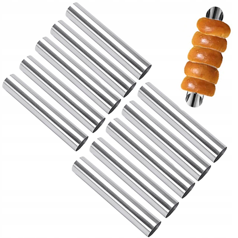 FOREMKA DO RUREK Z KREMEM DUŻA ŚREDNICA ZEST 10SZT - 12379170341 ...