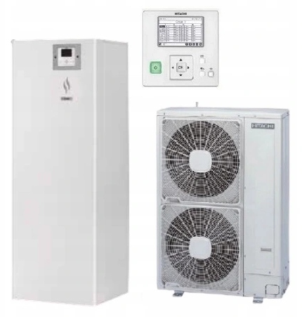 Pompa Ciepła Hitachi YUTAKI S Combi 11kW RWD+RAS - 9757321373 - oficjalne archiwum Allegro