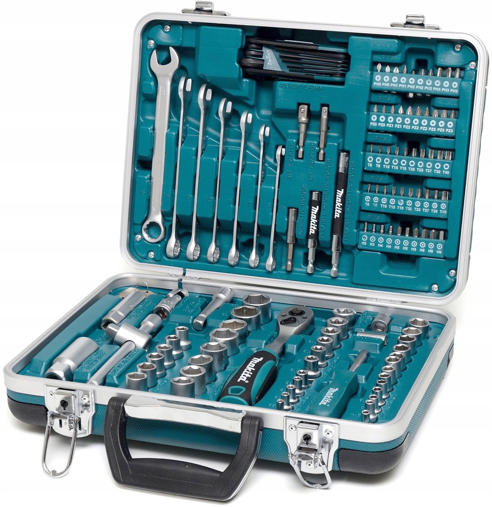 Zestaw narzędzi Makita P-90635 118 elementów - 13179250450 - oficjalne ...