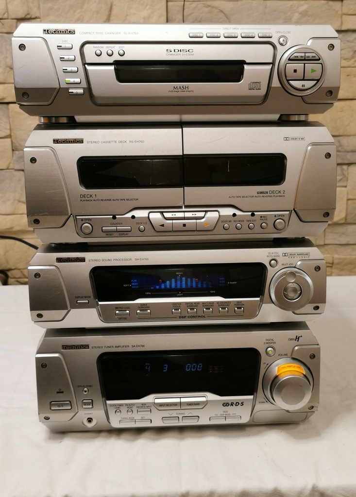 Wieża stereo Technics SC-EH760 - 16959556354 - oficjalne archiwum Allegro