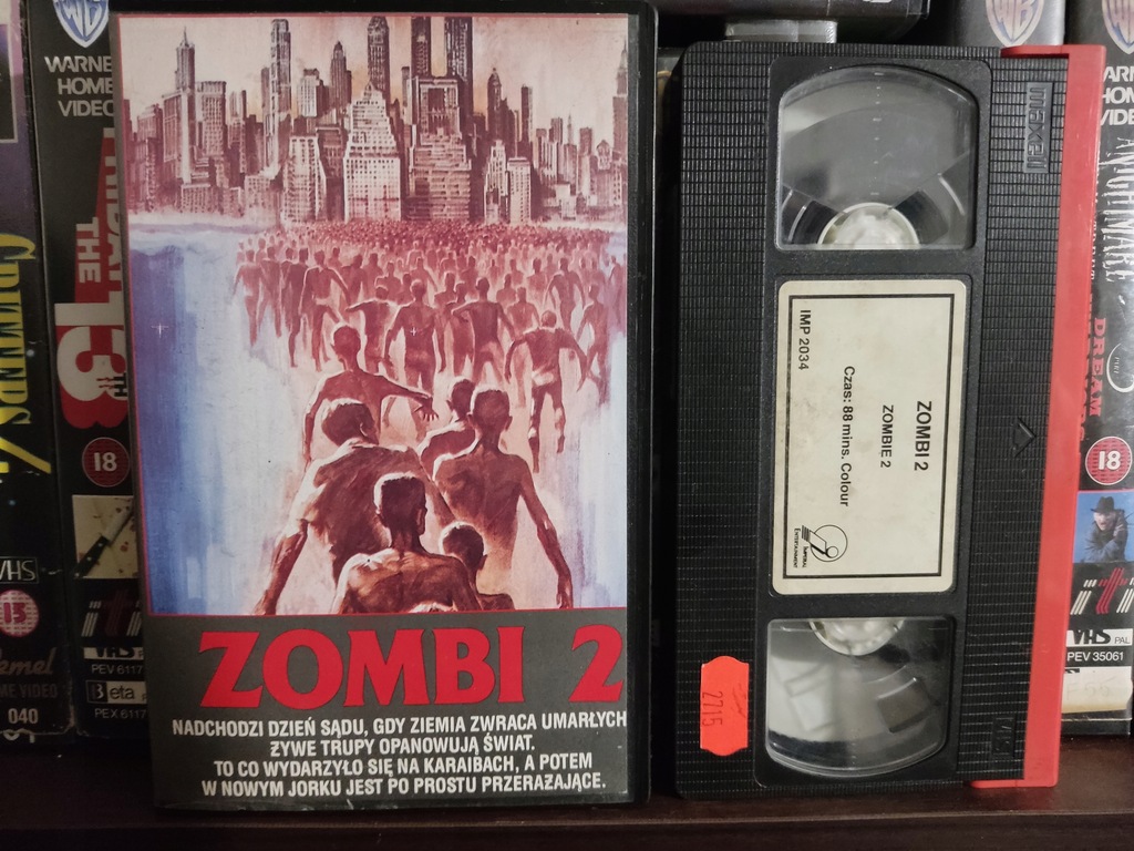 ZOMBIE POŻERACZE MIĘSA / ZOMBI 2 # kaseta VHS - 15227828179 - oficjalne ...
