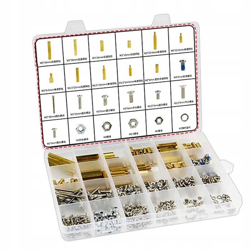 Screws Kits M3M2.5 Metal Copper Screw Nuts For Ras - 12588754108 ...