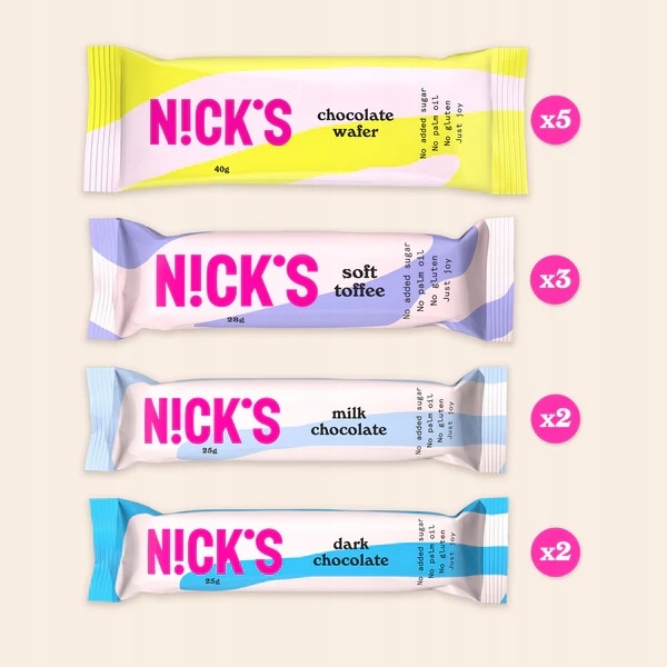 Odżywka potreningowa batony Nicks czekoladowy12szt - 13417109590 ...