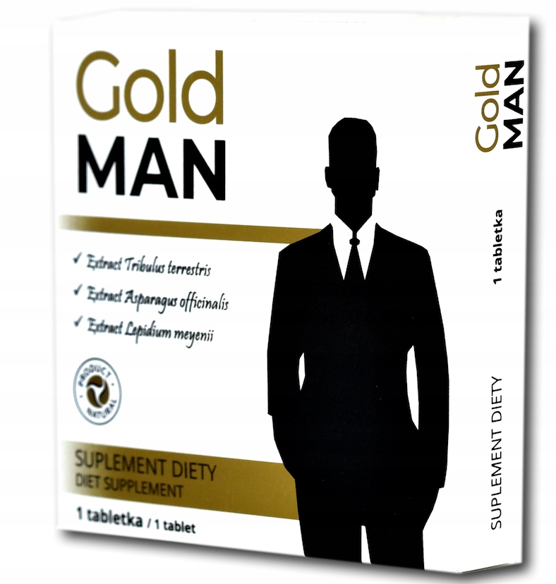 1x GOLD-MAN TABLETKI NA POTENCJE EREKCJE WZWÓD - 12471705820 ...
