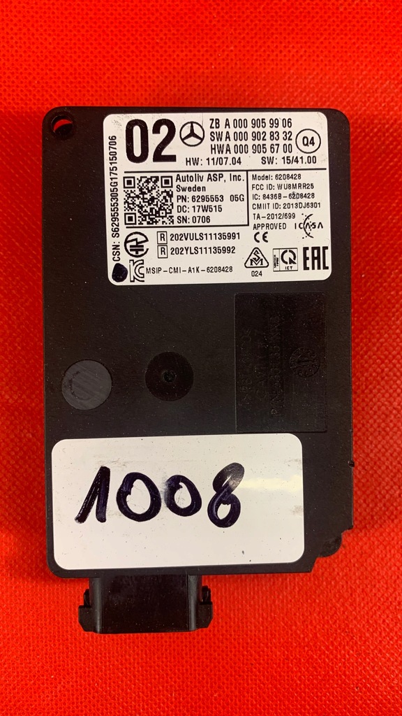 MERCEDES RADAR CZUJNIK A0009059906 FV - 12076900652 - oficjalne ...