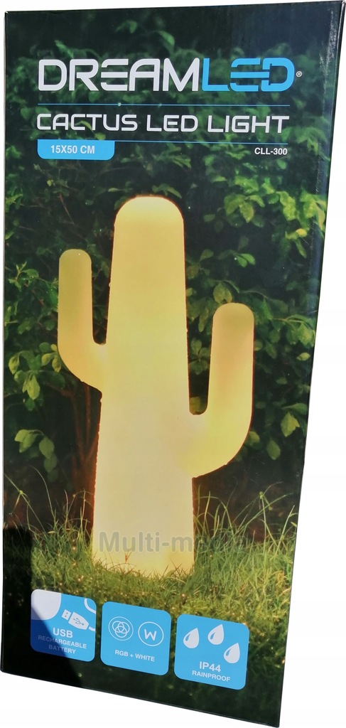 BEZPRZEWODOWA LAMPA RGB DreamLED CACTUS KAKTUS - 8412949798 - oficjalne ...