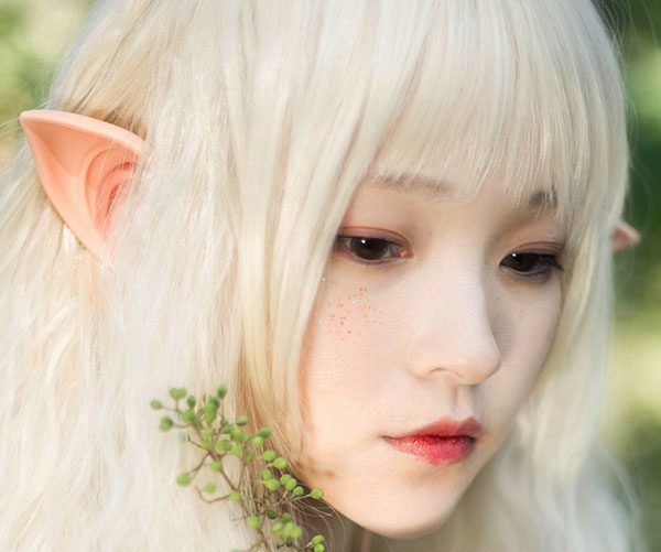 ELFIE USZY COSPLAY elfa elf kawaii pastel goth STN - 7914088436 ...