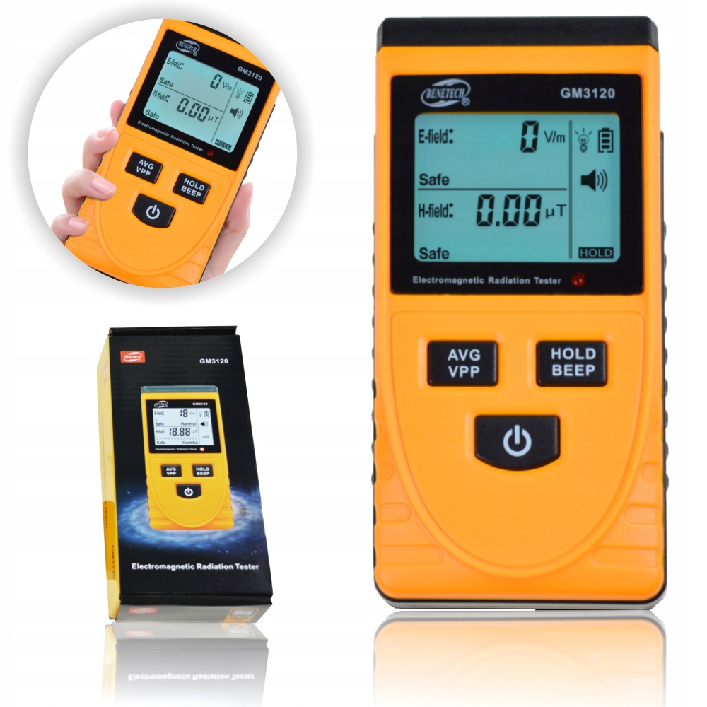 MIERNIK POLA ELEKTROMAGNETYCZNEGO TESTER FAL - CE - 12124171483 ...