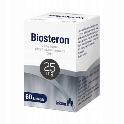Biosteron, 25 mg 60 tabl (DHEA) mężczyzna potencja - 12410928539 ...