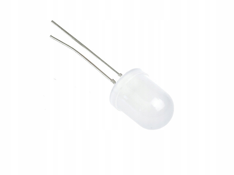 Dioda LED biała MAT 10mm- (10szt) - 9547890536 - oficjalne archiwum Allegro