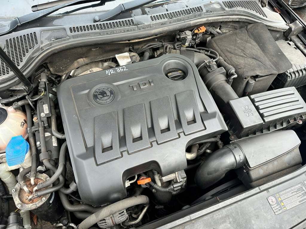 SILNIK SŁUPEK 2.0 TDI CFG CFGB SKODA SUPERB II 3T AUDI TT 8J FILM Z ...