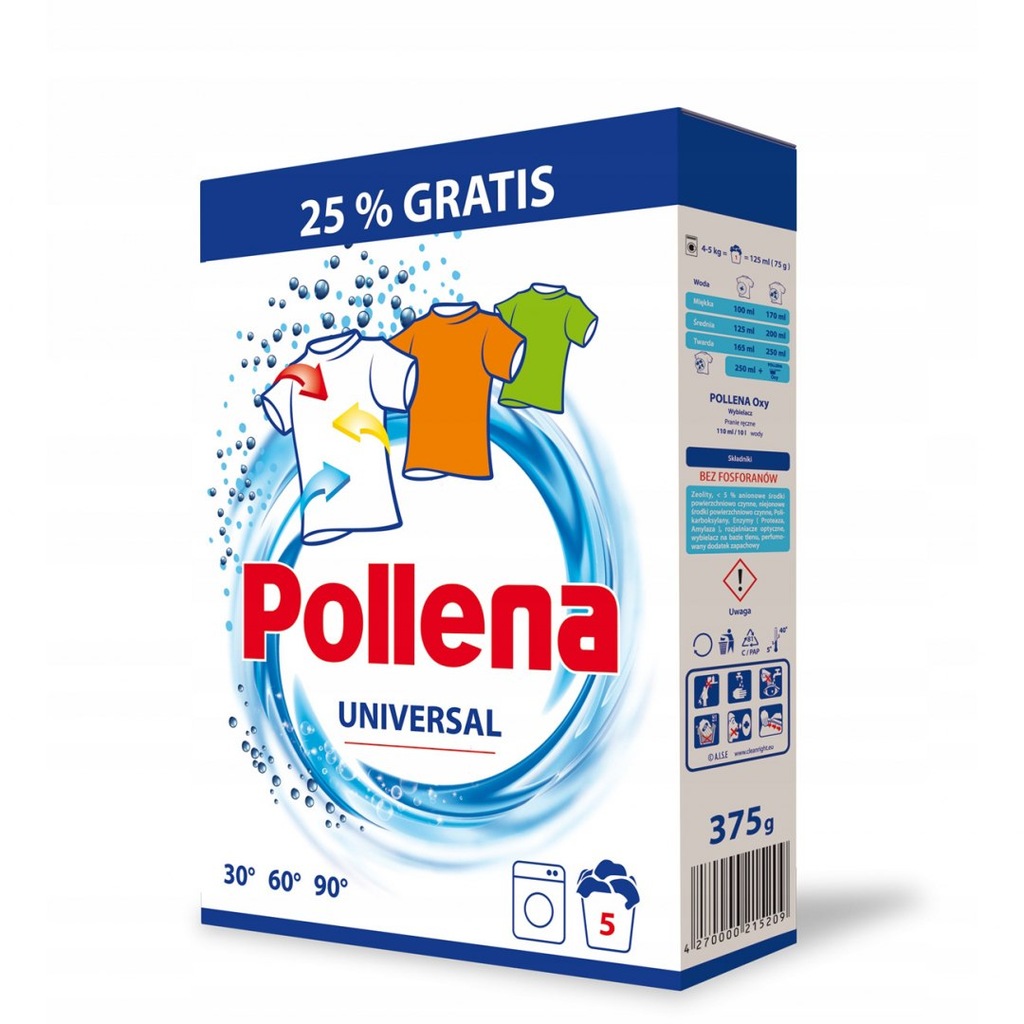 Proszek do prania Pollena Universal 375g - 11132836700 - oficjalne ...