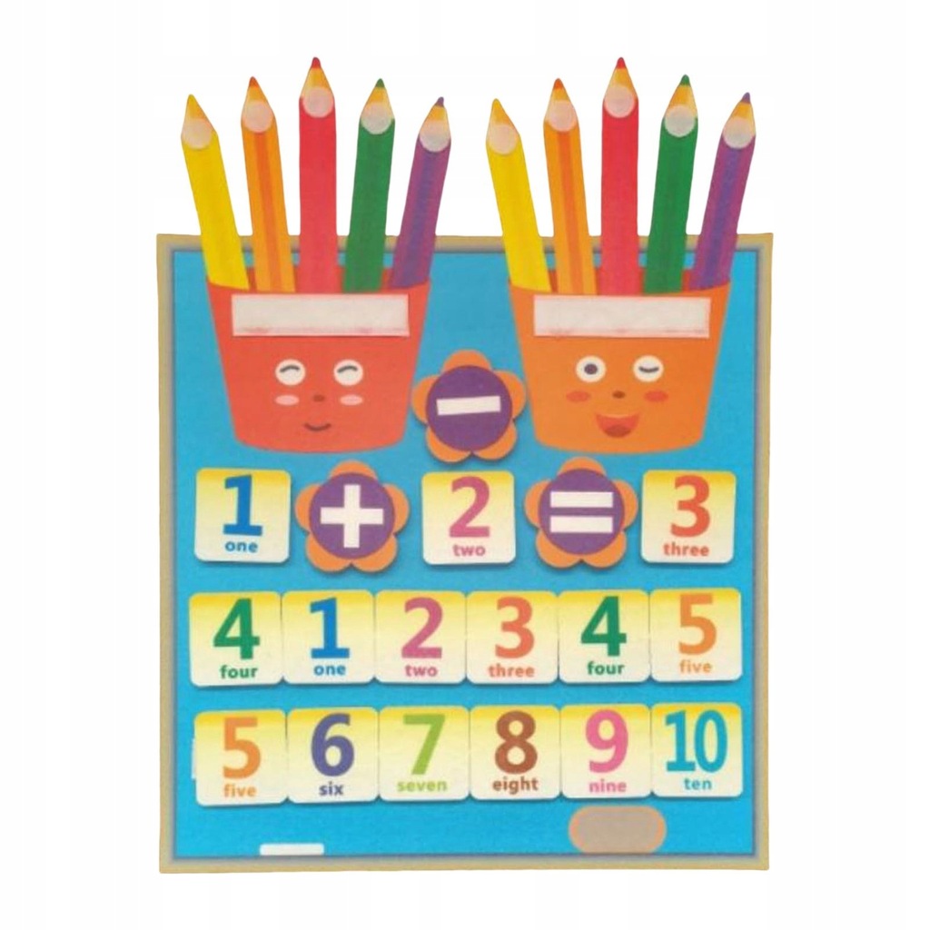 Felt Board Finger Numbers Counting Toy Math - 13455509997 - oficjalne ...