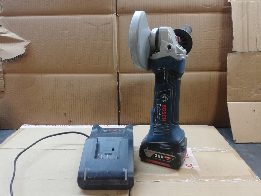 Szlifierka kątowa BOSCH GWS 18-125 V-LI 18 V - 13421346497 - oficjalne ...