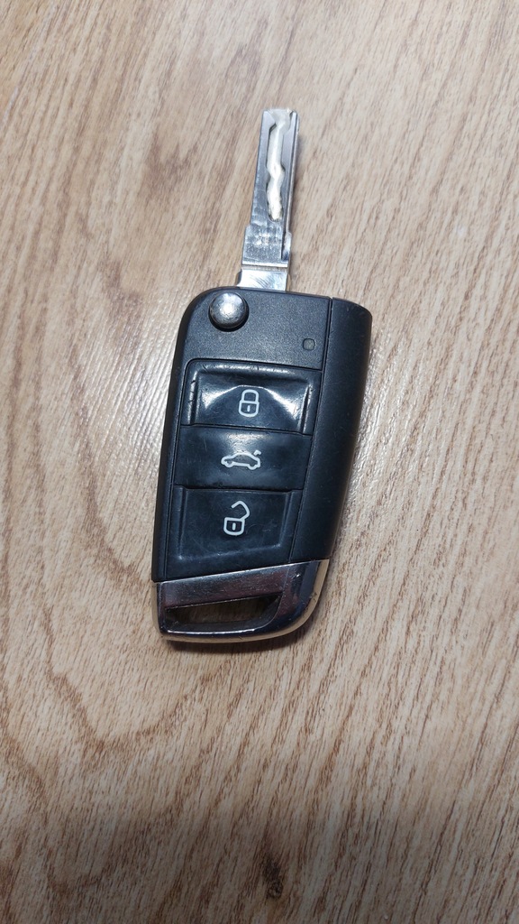 KLUCZYK PILOT ORYGINAŁ KARTA VW 5G0 959 752BA - 13396187096 - oficjalne ...