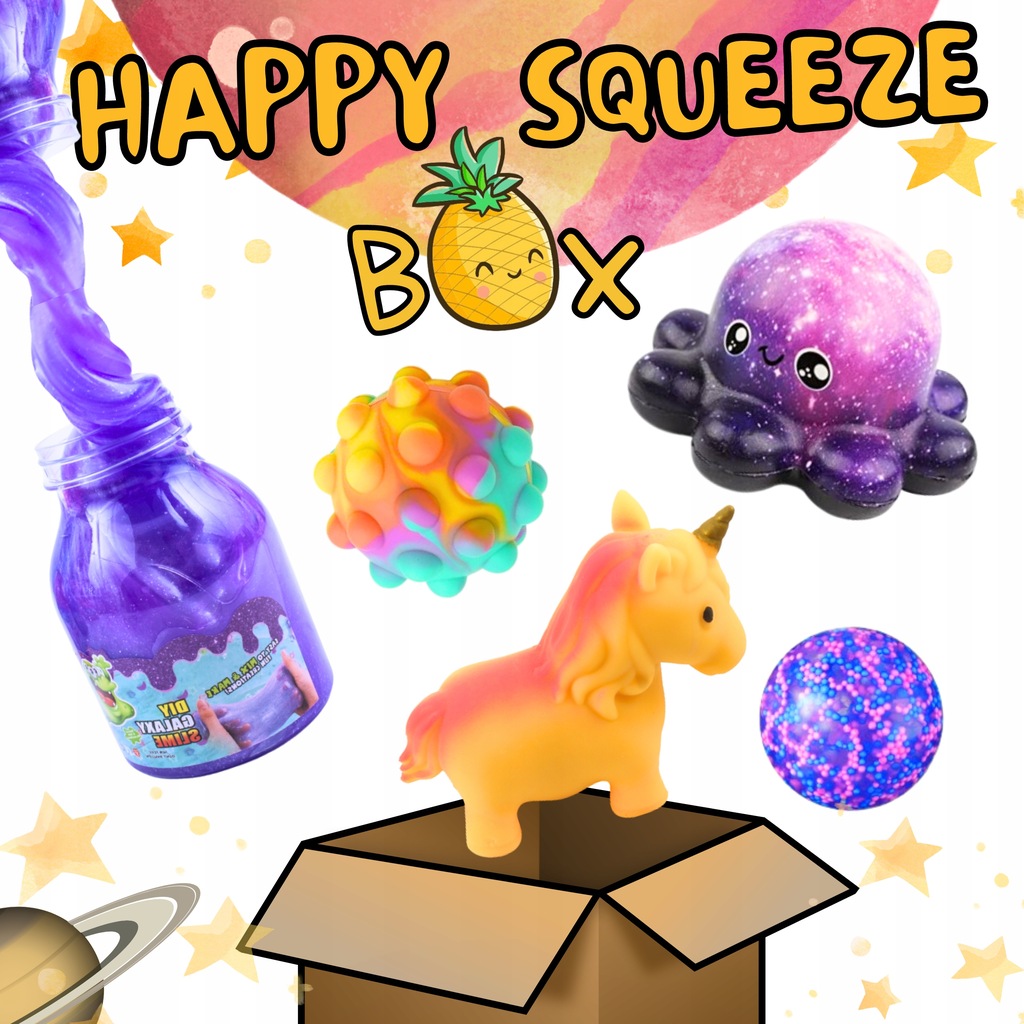 Squishy Box Galaxy - Gniotki antystresowe - 13555140743 - oficjalne ...