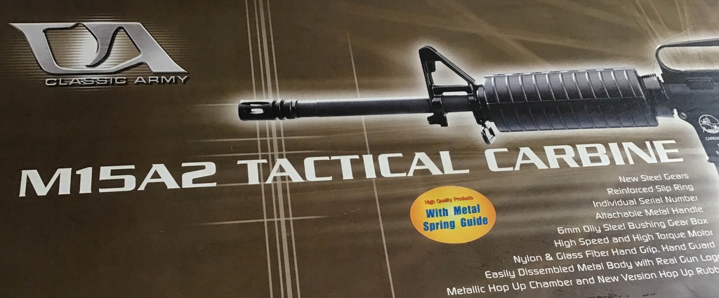 M15A2 Tactical Carbine - AirSoftGun - Classic Army - 8232940129 ...