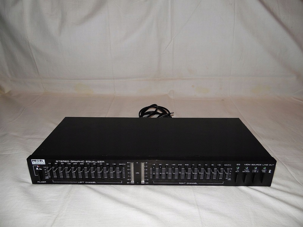 Korektor graficzny PROFI SOUND 32441 2x12Band Prof - 13214955652 - oficjalne archiwum Allegro