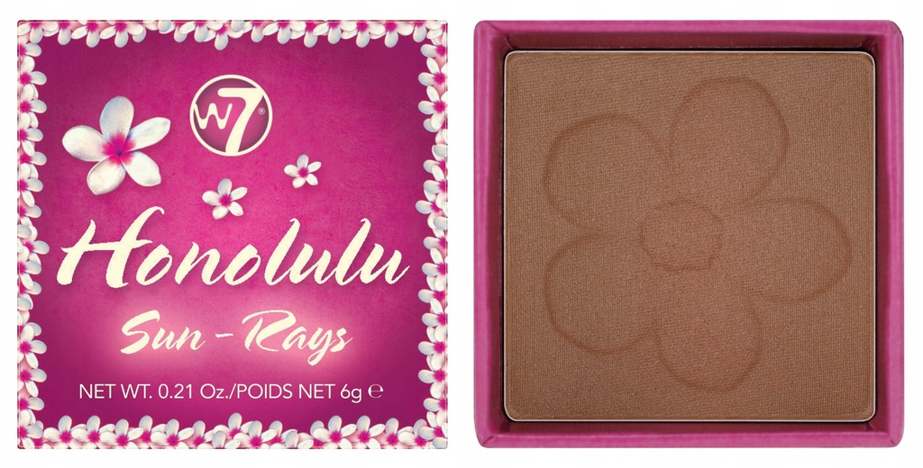 W7 Honolulu BRONZER Z PĘDZLEM Sun-Rays - 14328860350 - oficjalne ...