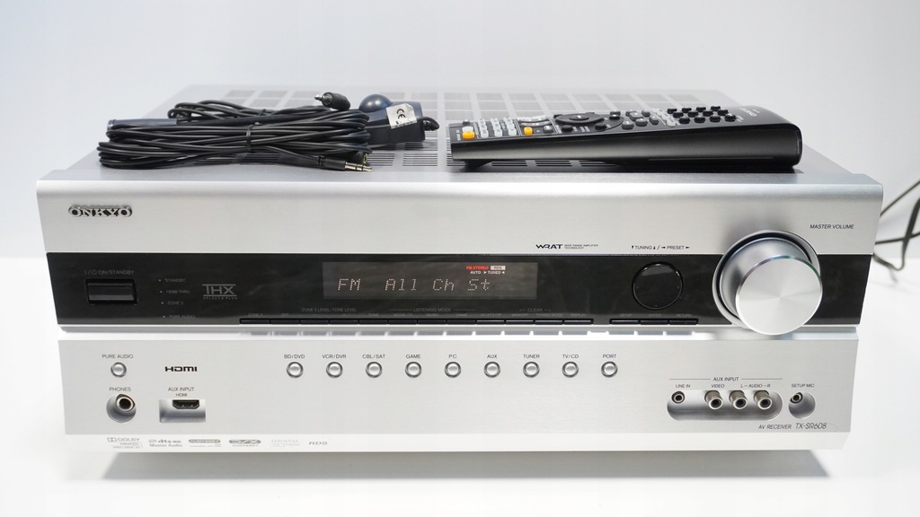 Amplituner 7.2 Onkyo TX-SR608 HDMI PILOT GWARANCJA - 15993637423 - oficjalne archiwum Allegro