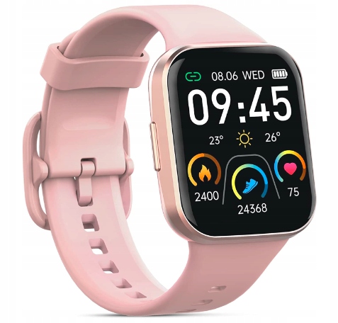 Smartwatch sportowy damski wodoodporny Android/iOS - 13552375945 ...