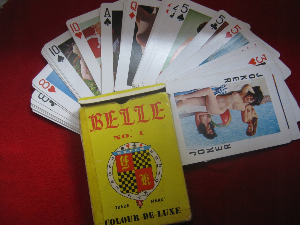 KARTY DO GRY, NAGIE KOBIETY-BELLE No 1. KINGSIZE. - 12376720387 - oficjalne archiwum Allegro