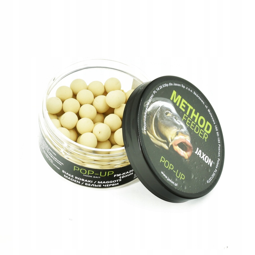 Kulki Pop-Up Method Feeder 10mm 30g białe robaki - 13129564702 - oficjalne archiwum Allegro