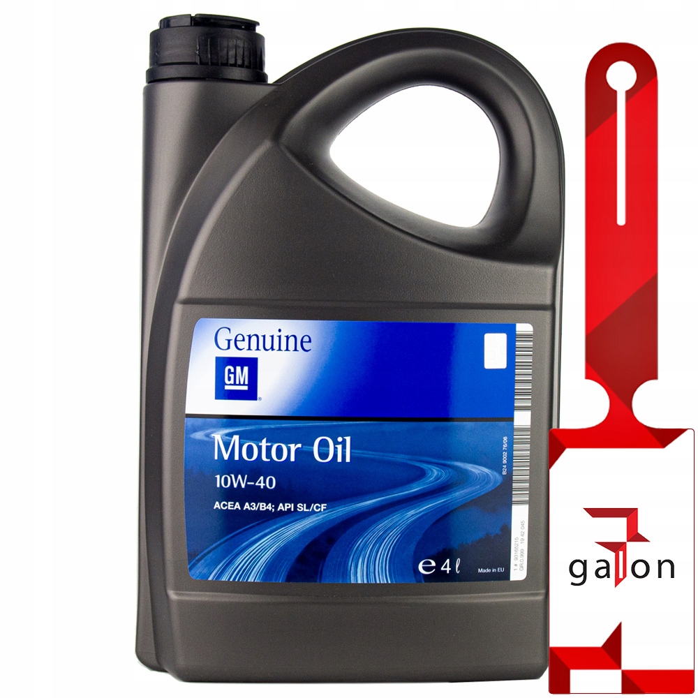 GM Genuine Motor Oil 10W40 4L - oryginalny olej silnikowy OEM OPEL ...
