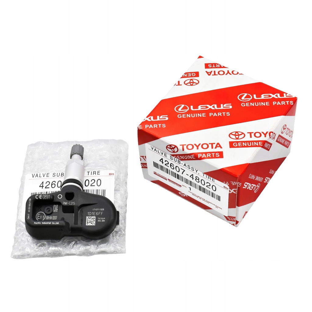 CZUJNIK CIŚNIENIA OPON TPMS 42607-60010 TOYOTA RAV4 IV GR SUPRA MK5 ...