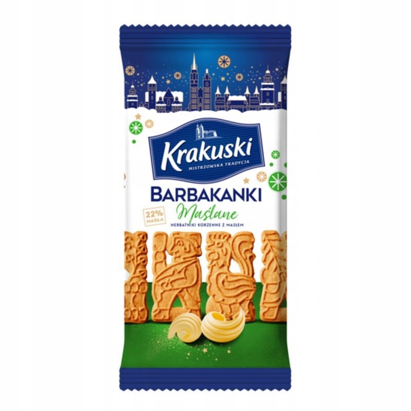 Krakuski Barbakanki Maślane 200g - 11803921438 - oficjalne archiwum Allegro
