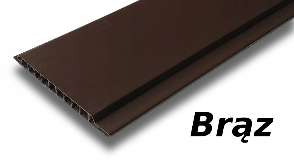 PANEL PCV PODBITKA dachowa BRĄZ PANELE PODSUFITKA - 12548277425 ...