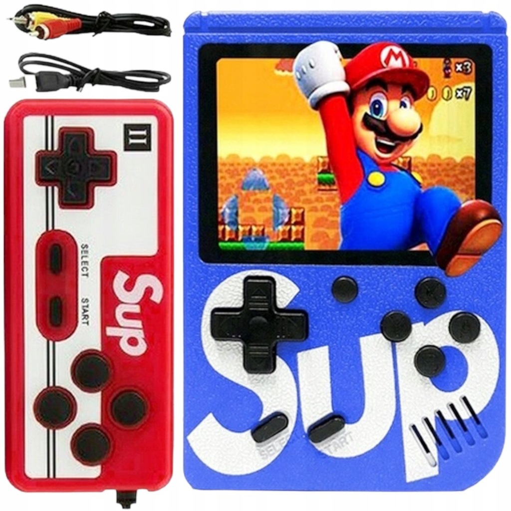 MINI KONSOLA RETRO GAME BOY MARIO POWRÓT DO LAT 90 - 14353552921 ...