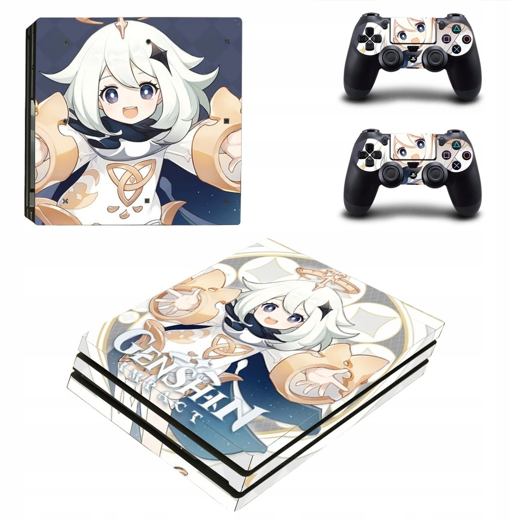NAKLEJKI NA KONSOL?? Genshin Impact PS4 Pro - 13342757058 - oficjalne ...