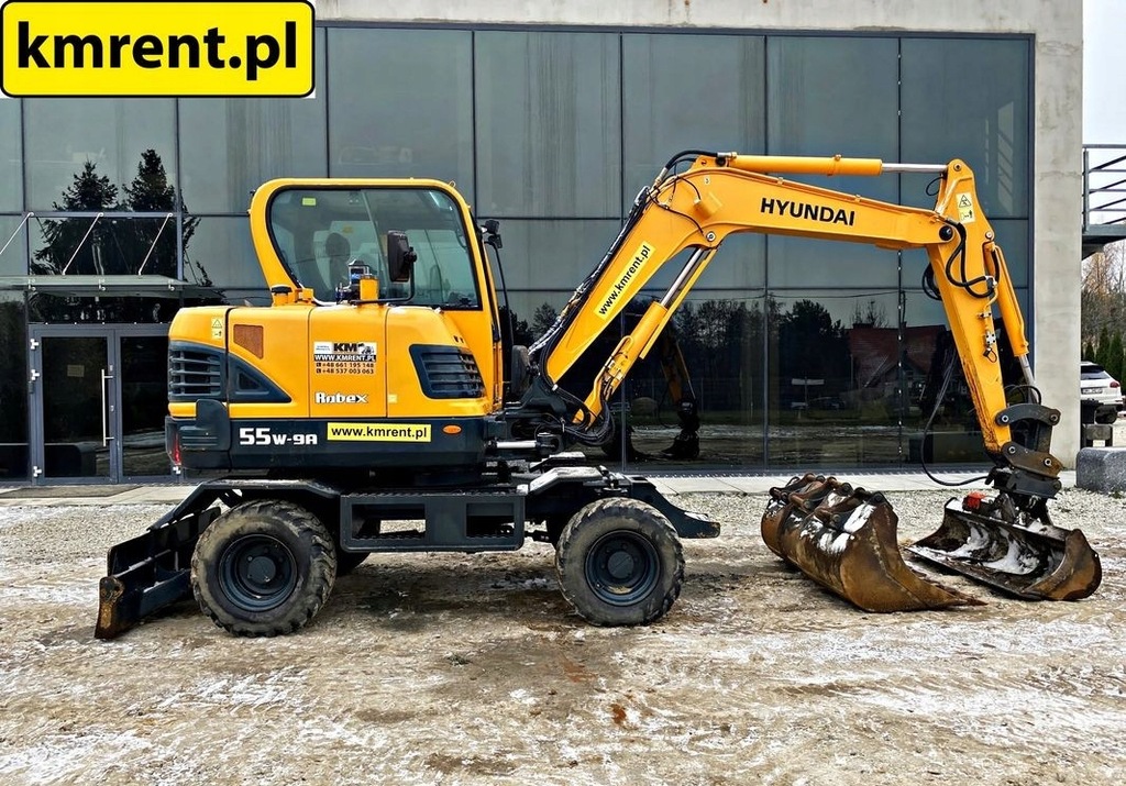 Hyundai ROBEX 55W-9A KOPARKA KOLOWA VOLVO EW60... - 15015741123 ...