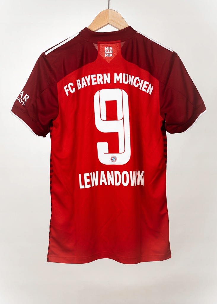 Koszulka Lewandowski 9 Bayern Monachium 21/22-S - 12615498952 - oficjalne archiwum Allegro