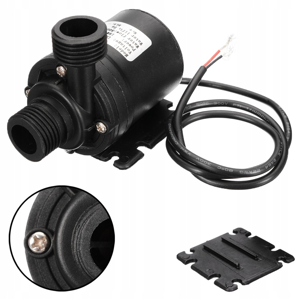 POMPKA DO WODY POMPA DO AKWARIUM 800L/H 19W 12V - 12422586708 ...