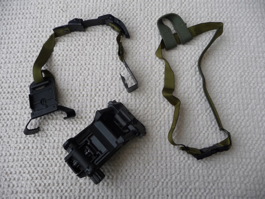 BLACHA NACIĄG MONTAŻ RHINO MOUNT PVS-7 NVG PVS NA HEŁM PASGT US ARMY ...