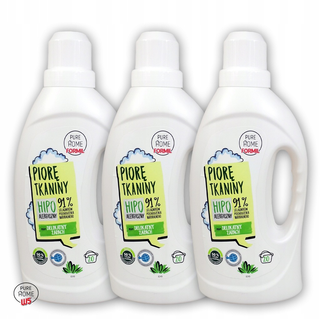 HIPOALERGICZNY PŁYN DO PRANIA Pure Home FORMIL 3L - 13299247192 ...