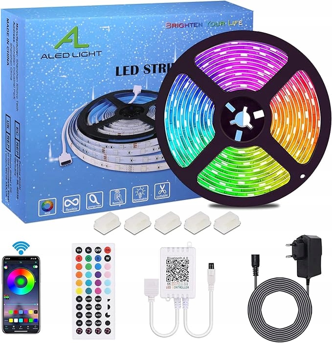 ALED LIGHT Taśma LED RGB 5m AL101001 - 15255909955 - oficjalne archiwum ...