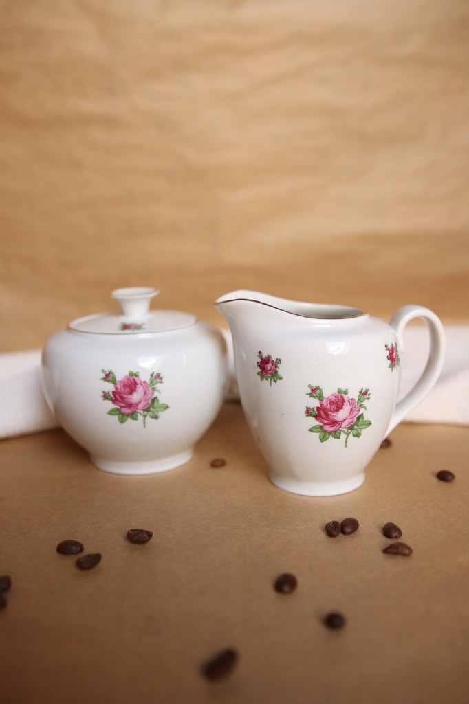 Cukierniczka mlecznik Kaestner Saksonia porcelana - 12488785020 - oficjalne archiwum Allegro