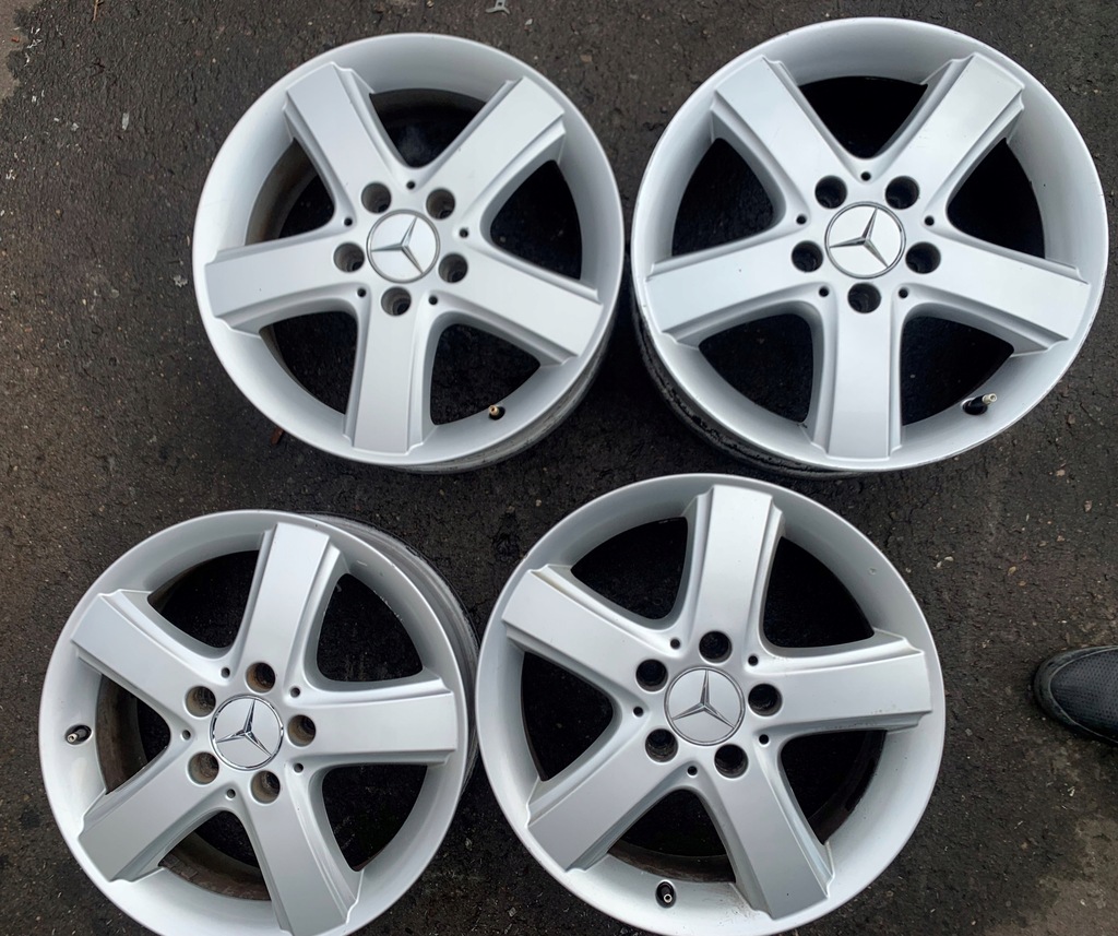 MERCEDES B KLASA W245 16 CALI FELGI ORYGINALNE KPL - 12164998325 ...